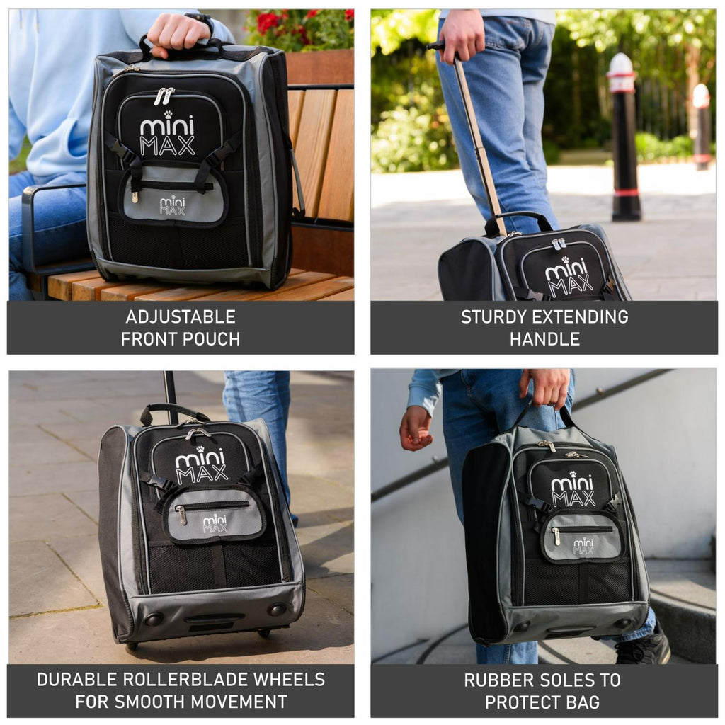 Aerolite MiniMAX Wizz Air 40x30x20 Maximum Size Cabin Hand Luggage Und ...