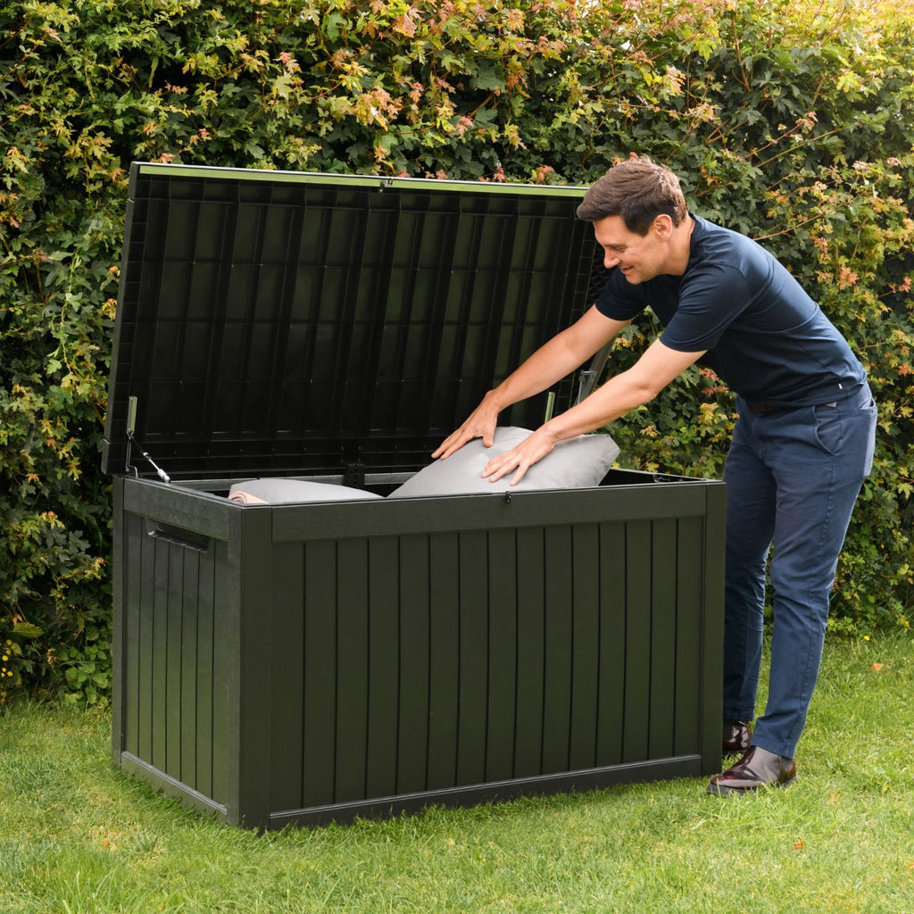Olsen & Smith 870L Extra Large Outdoor Garden Storage Box – Heavy-Duty ...