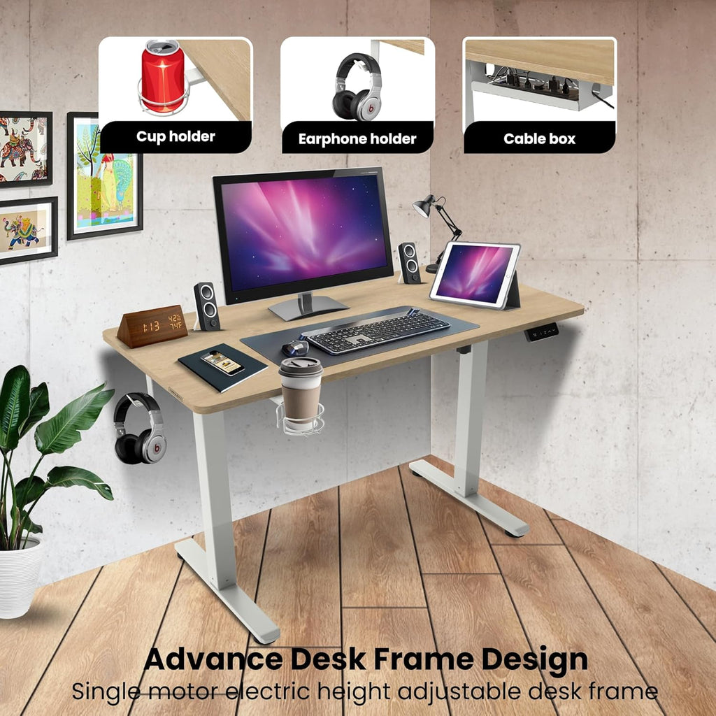 Olsen & Smith Premium Electric Standing Desk - 120cm Height Adjustable ...