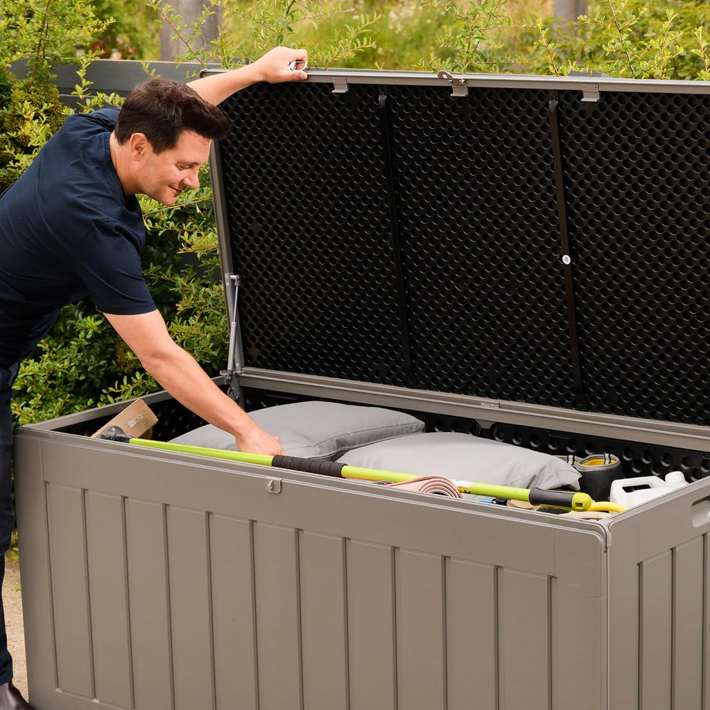 Olsen & Smith 680L/830L MASSIVE Capacity Outdoor Garden Storage Box Pl ...