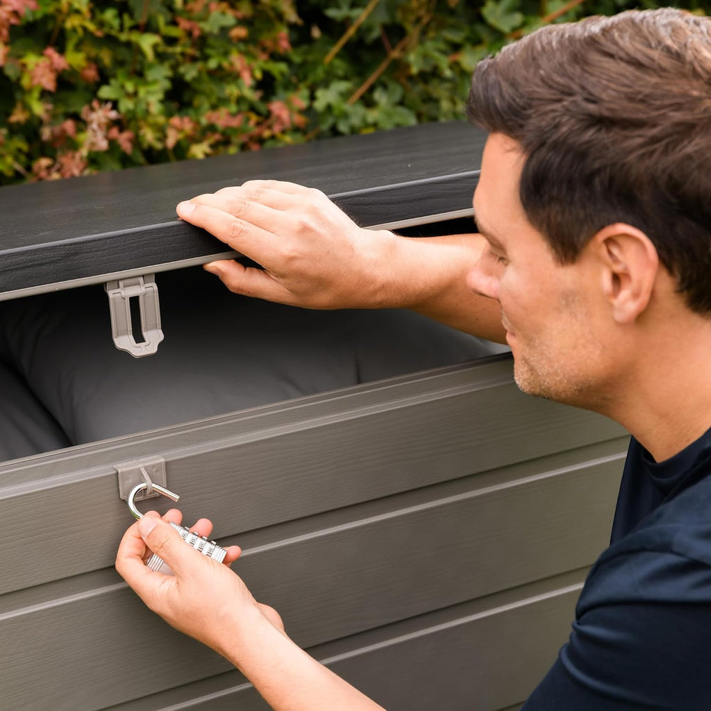 Olsen & Smith 680L/830L MASSIVE Capacity Outdoor Garden Storage Box Pl ...