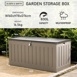 Olsen & Smith 680L/830L MASSIVE Capacity Outdoor Garden Storage Box Pl ...