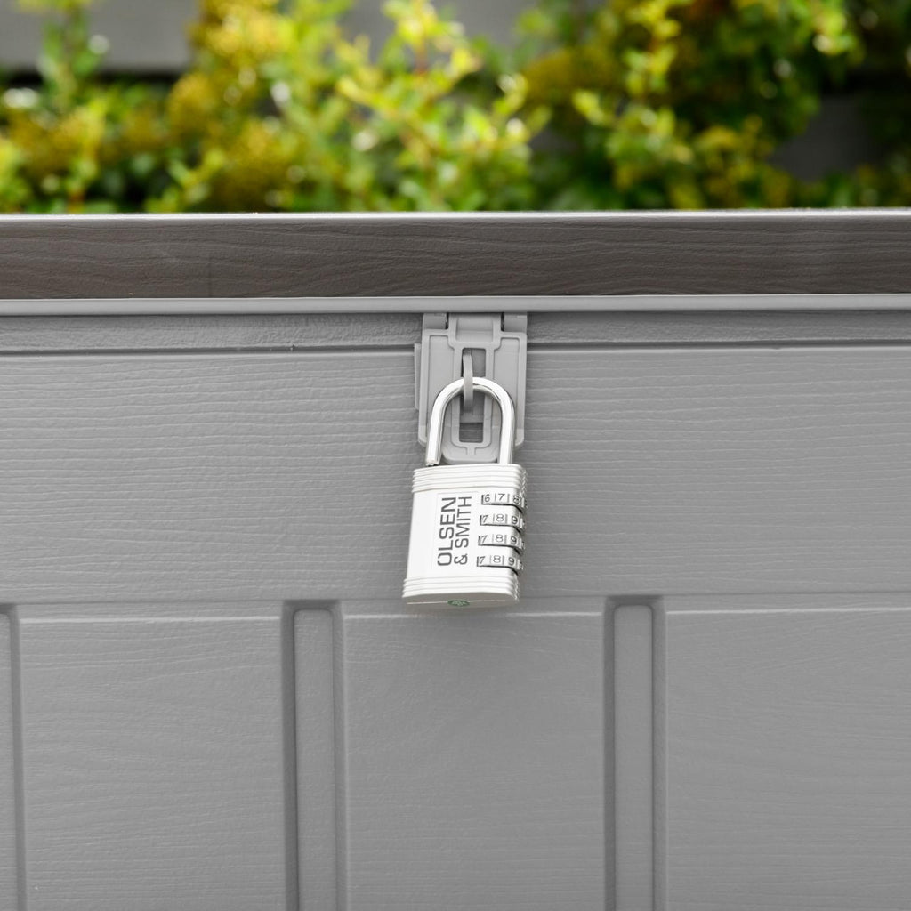 Olsen & Smith 680L/830L MASSIVE Capacity Outdoor Garden Storage Box Pl ...