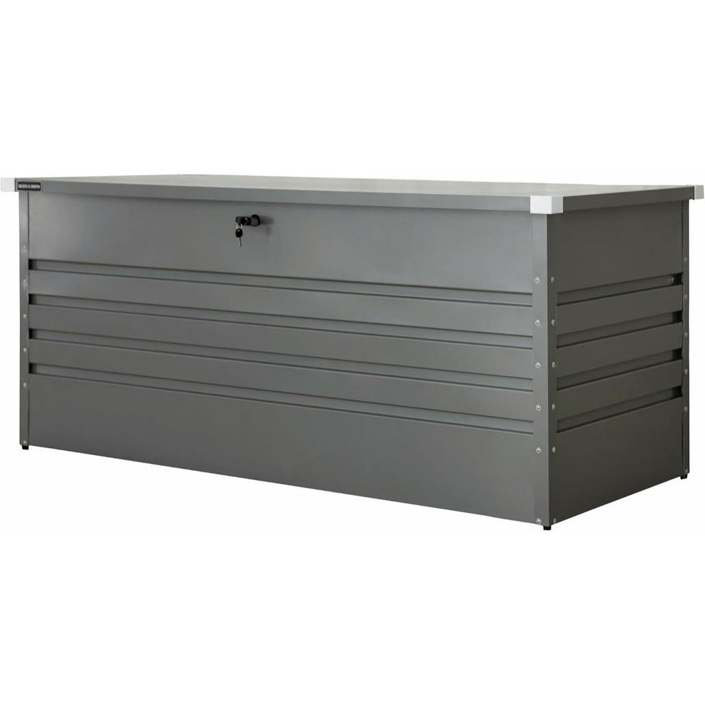 Olsen & Smith 1000L Large Metal Storage Box – Lockable Outdoor XL Gard ...