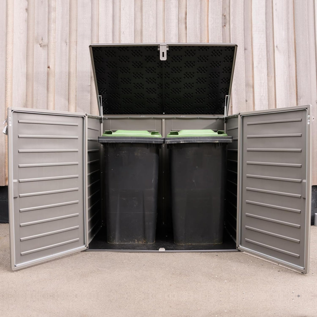 Olsen & Smith 1170L Extra Large Outdoor Garden Storage Box, Weatherpro ...