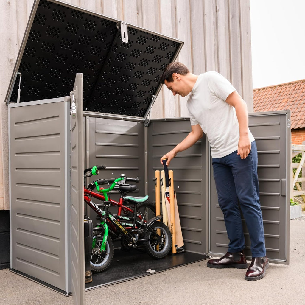 Olsen & Smith 1170L Extra Large Outdoor Garden Storage Box, Weatherpro ...
